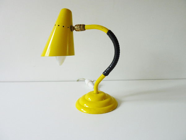 Lampe jaune scoubidou | feeb's little shop