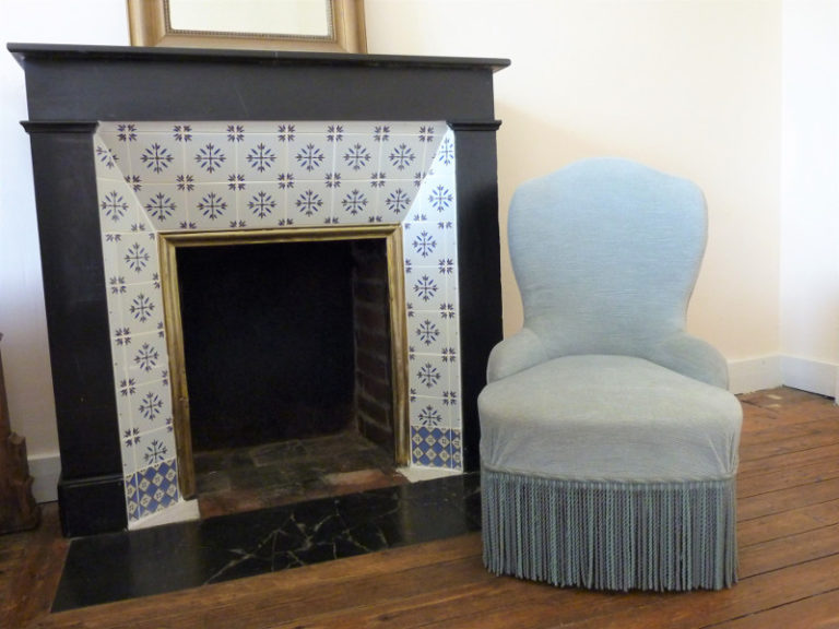 Fauteuil crapaud bleu - feeb's little shop